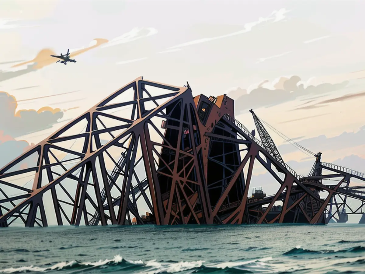 Der entscheidende Teil der Francis Scott Key Bridge soll heute ... Der entscheidende Teil der Francis Scott Key Bridge soll heute ...