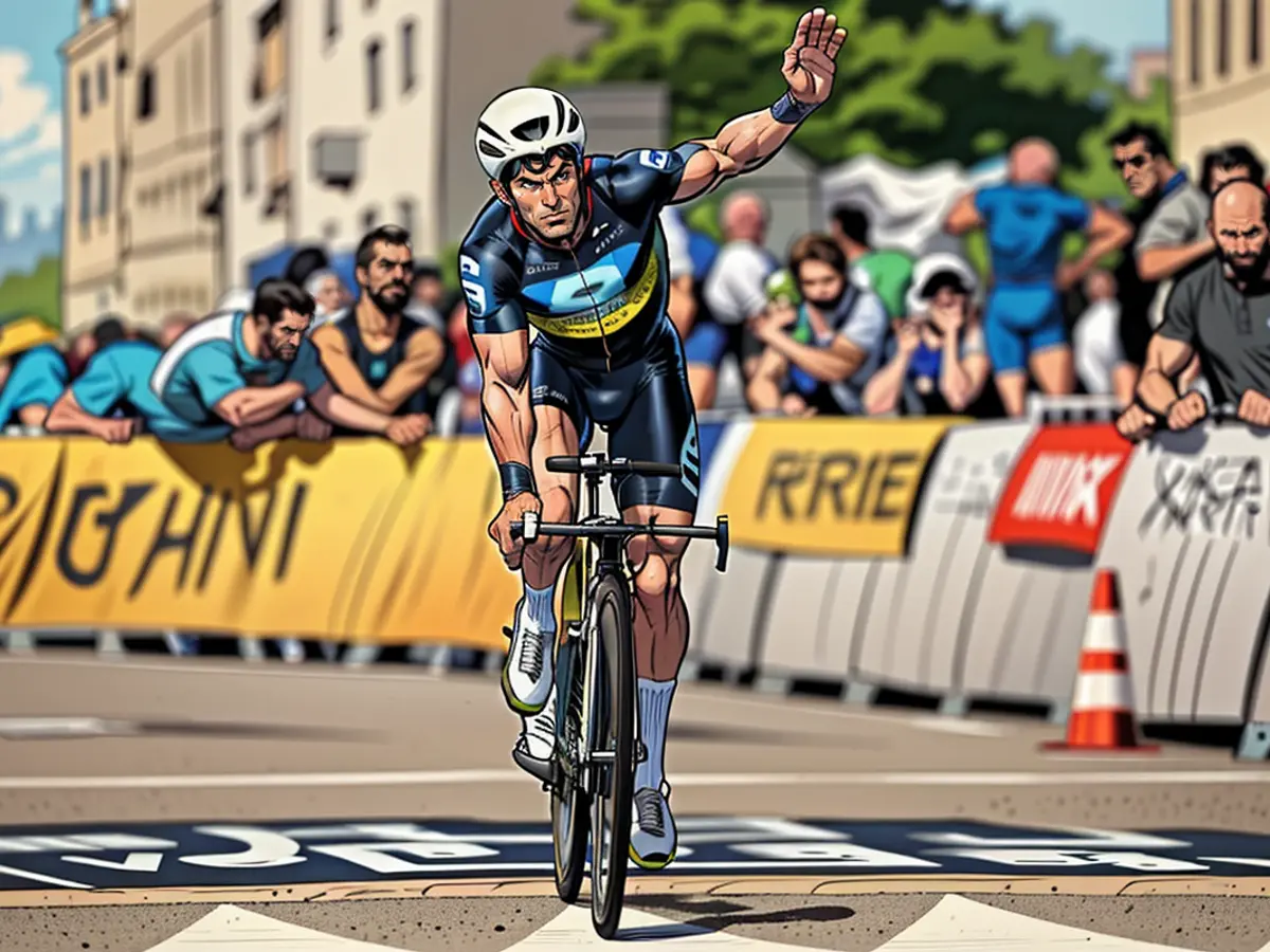 El ciclista francés Julien Bernard, multado tras detenerse a besar a su ... El ciclista francés Julien Bernard, multado tras detenerse a besar a su ...