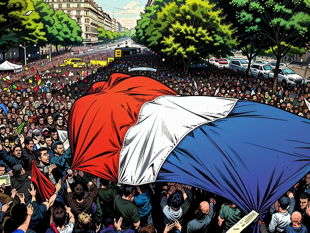 Unruhen nach der Wahl in Frankreich Unruhen nach der Wahl in Frankreich