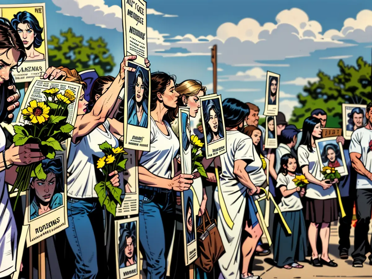 Gedenkt den 20. Jahrestag der Geiselnahme von Beslan in Russland